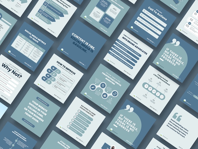 Provide 100 canva digital marketing templates by Kirbyfernandez | Fiverr