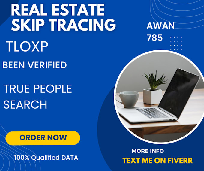 Real estate skip tracing using tloxp by Awan785 | Fiverr