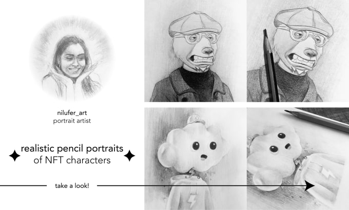 Make an original nft drawing by Nilufer_art | Fiverr