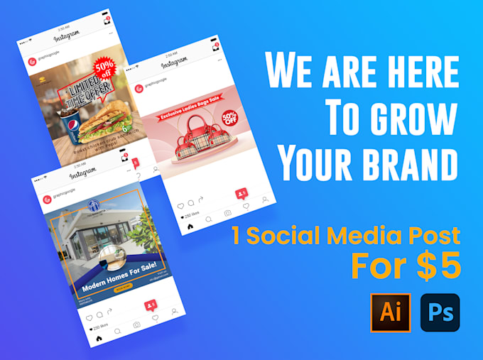 Design creative facebook ads, instagram post and social media post by Rabeea982 | Fiverr
