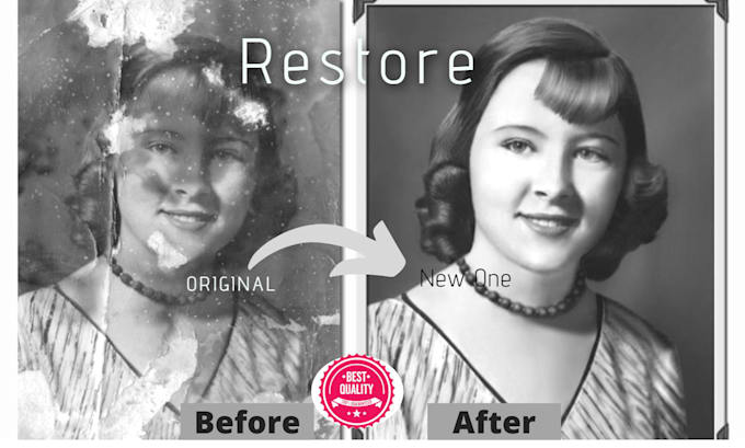 Professional restore old photos by Aymane_gh | Fiverr