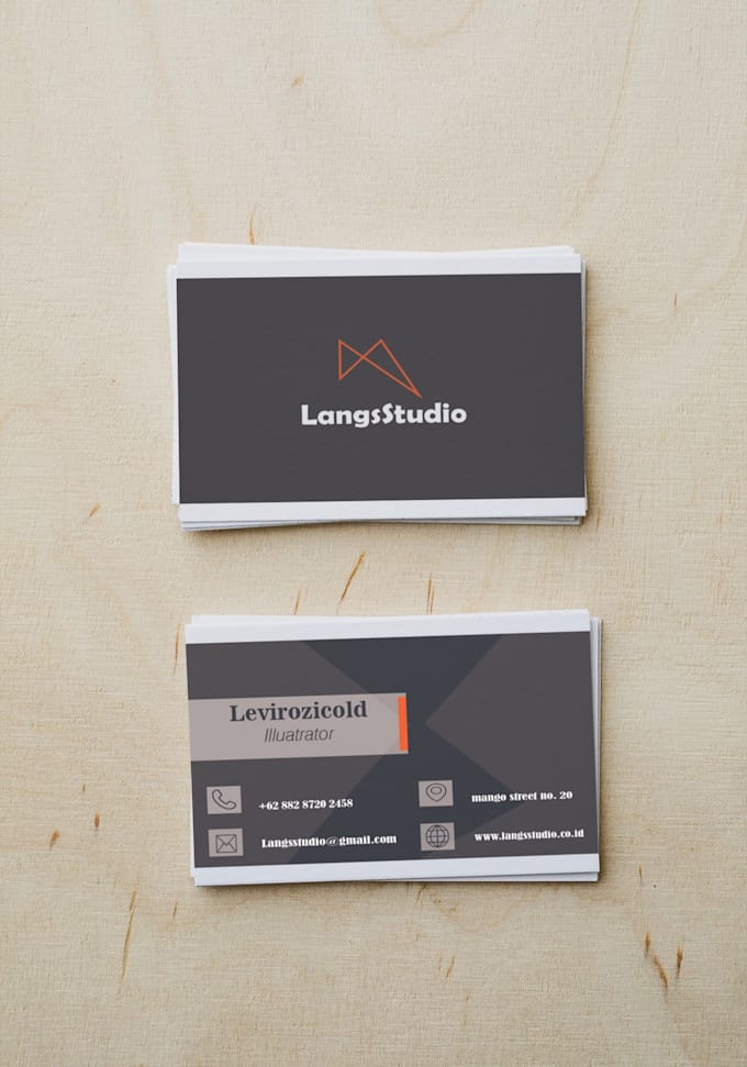 Create your business cards by Ujang13 | Fiverr