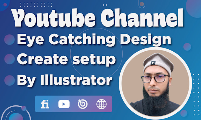 Create youtube channel with eye catching banner and logo by ...