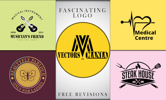 Design fascinating logo with free revisions in 24 hours by Vectors ...