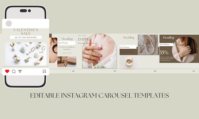 Design instagram carousel templates editable in canva by Ami0710 | Fiverr