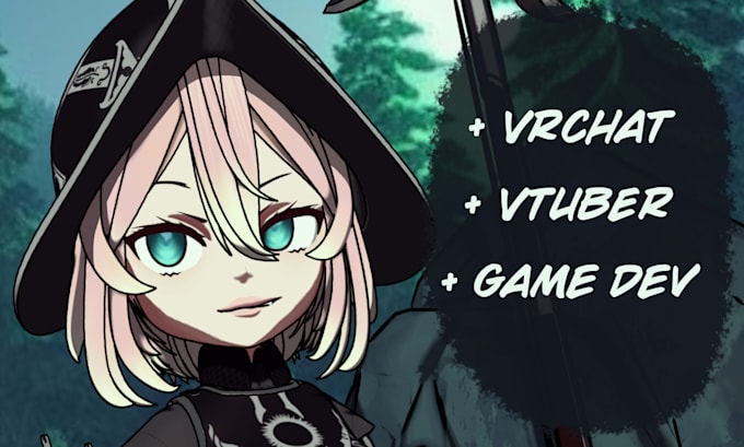 Make custom vtuber, vrchat, vrm characters from scratch by Cruelsaider ...