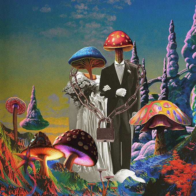 Create psychedelic collage art for you by Panditricko | Fiverr