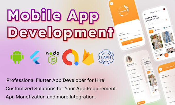 Be your flutter app developer for android app development by Sajid92110 | Fiverr
