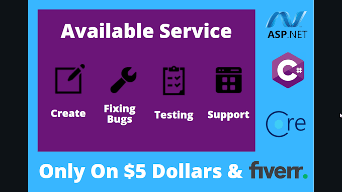 Develop, fixing bugs, testing application using c, c plus, c sharp ... Develop, fixing bugs, testing application using c, c plus, c sharp ...