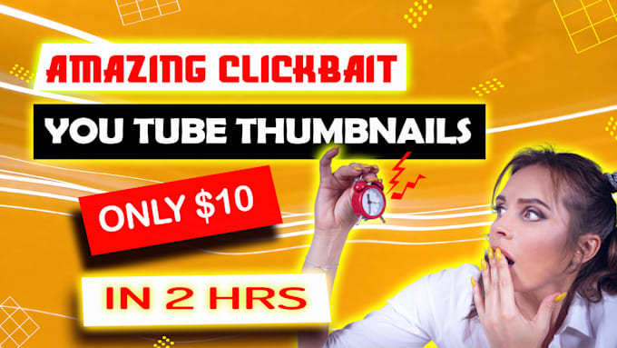 Design amazing clickbait youtube thumbnails in two hours by Color ...