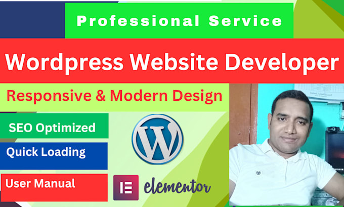 Create a modern design responsive wordpress website by Mahabub072880 ...