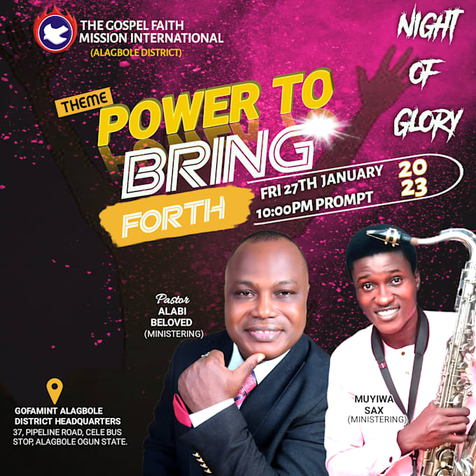 Design your church program flyers by Andycool88 | Fiverr