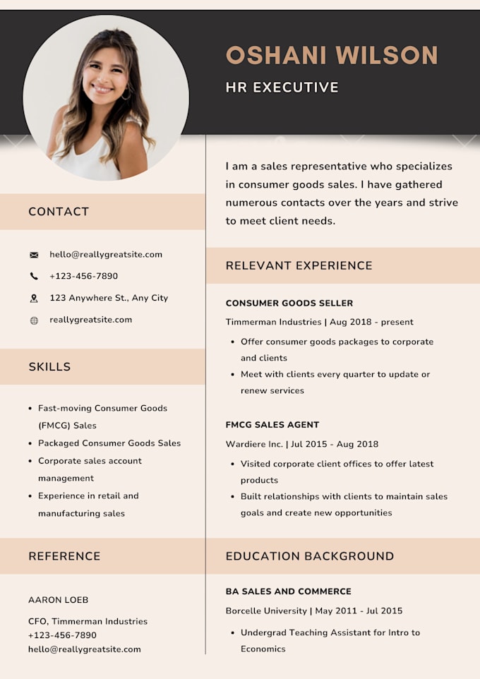 Design professional resume design and cv design by Simpletoreach | Fiverr