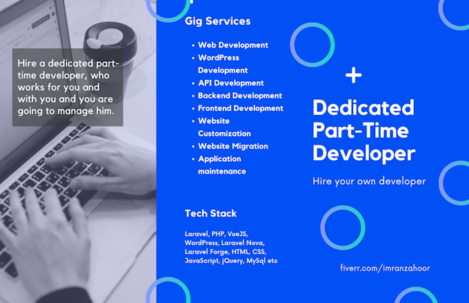 Provide 2 to 3 yrs exp developer on part time basis for laravel and ...