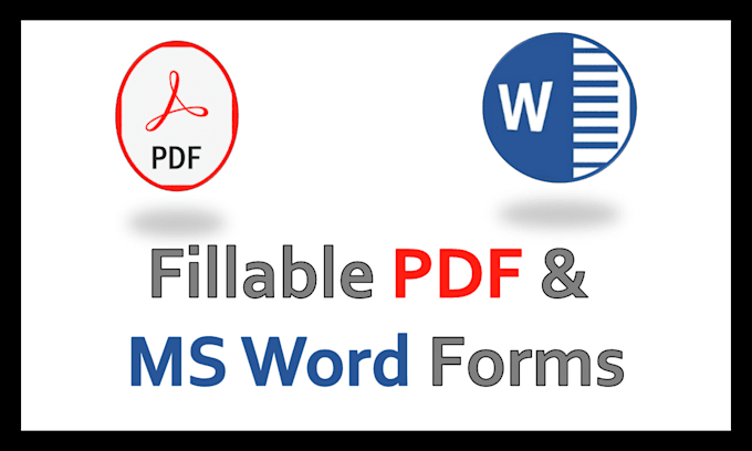 Create fillable pdf form, microsoft word form by Exclusive86 | Fiverr