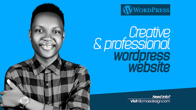 Build modern wordpress website design by Ricmae_10 | Fiverr