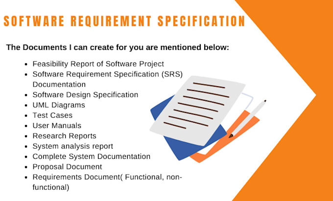 Write software requirement specification or srs document by ...
