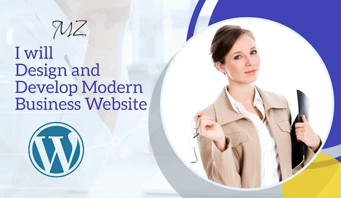 Design and develop a clean and modern wordpress website by Kashif695 ...