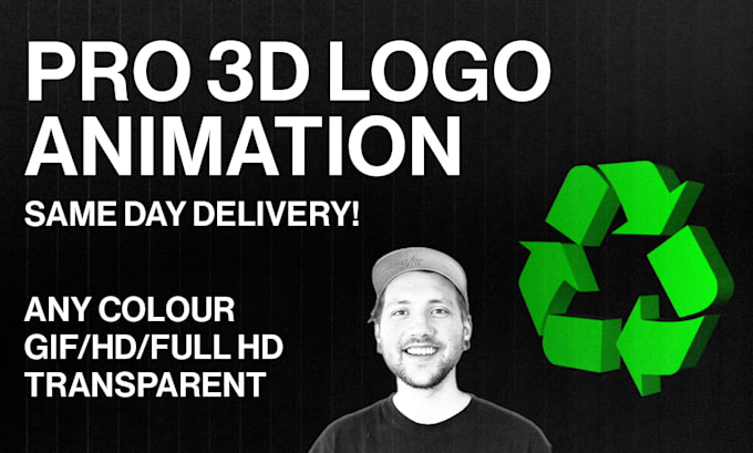 Create an awesome 3d spinning logo animation for you by Jordangrayson ...