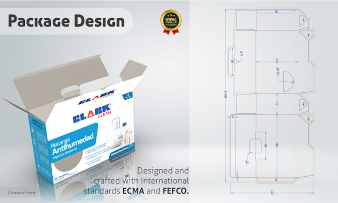 Design a unique custom packaging with top standards by Dvadeus | Fiverr