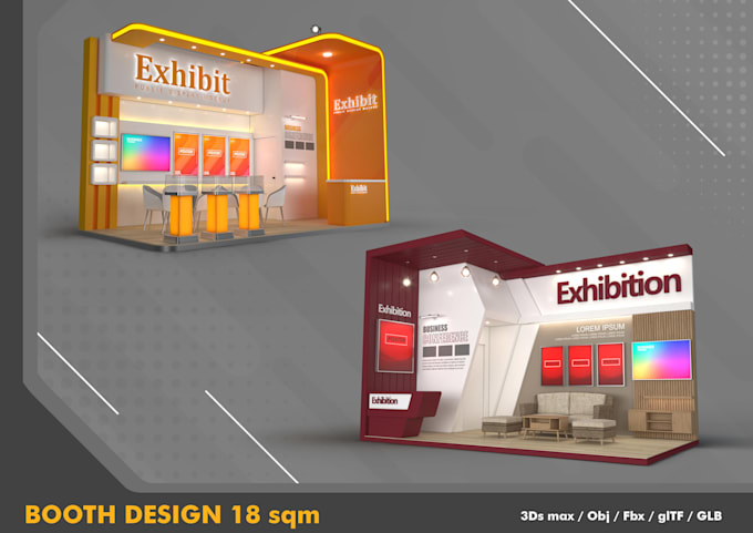 Create an 18 sqm design booth by Fasihlisan | Fiverr