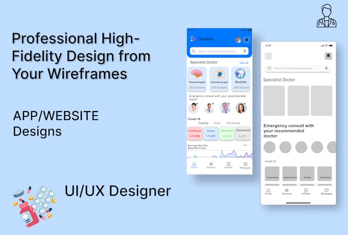 Do professional high fidelity design from your wireframes by ...