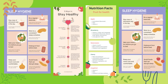 Create interesting nutrition related infographics for your project by ...