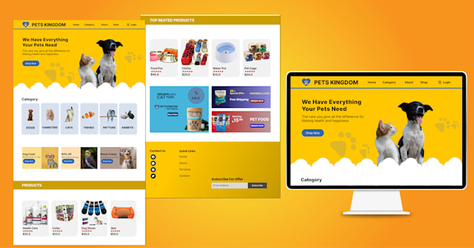 Make mesmerizing professional ui ux landing page design by Teamone150 ...