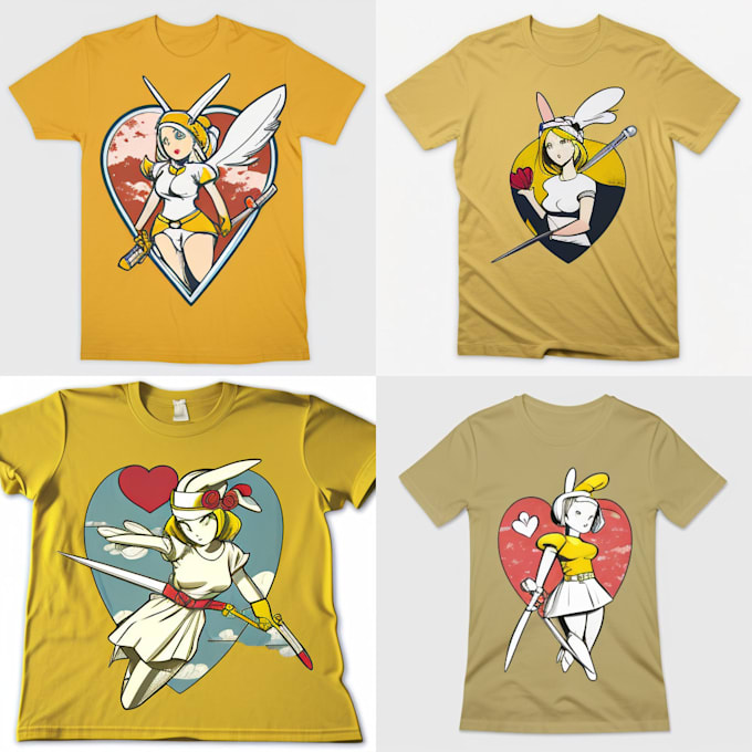 Make awesome merchandising design by Angelodraco | Fiverr