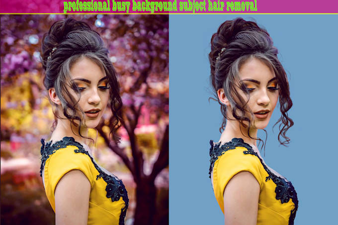 Professional subject hair separation from background by Pravinkani | Fiverr
