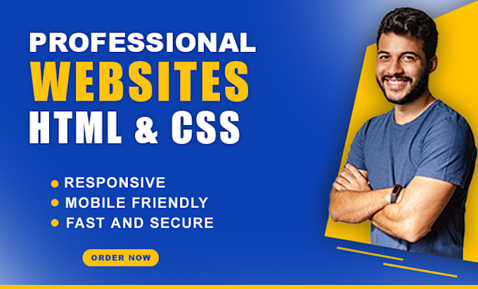 Do custom frontend web development in html css javascript by Brandlab_1 ...