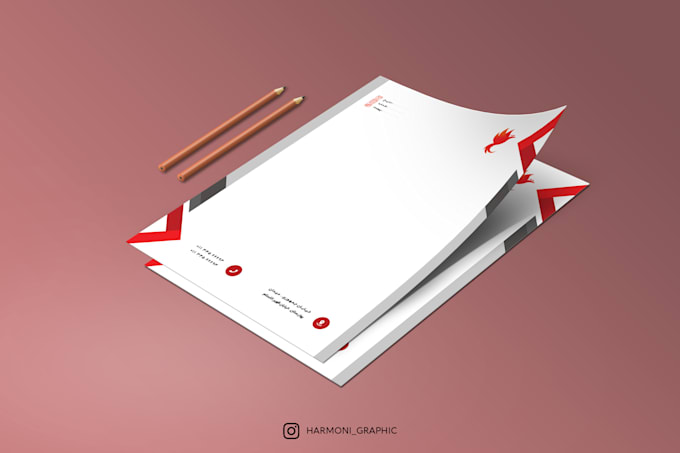 Professional letterhead and stationery in psd and word format by ...
