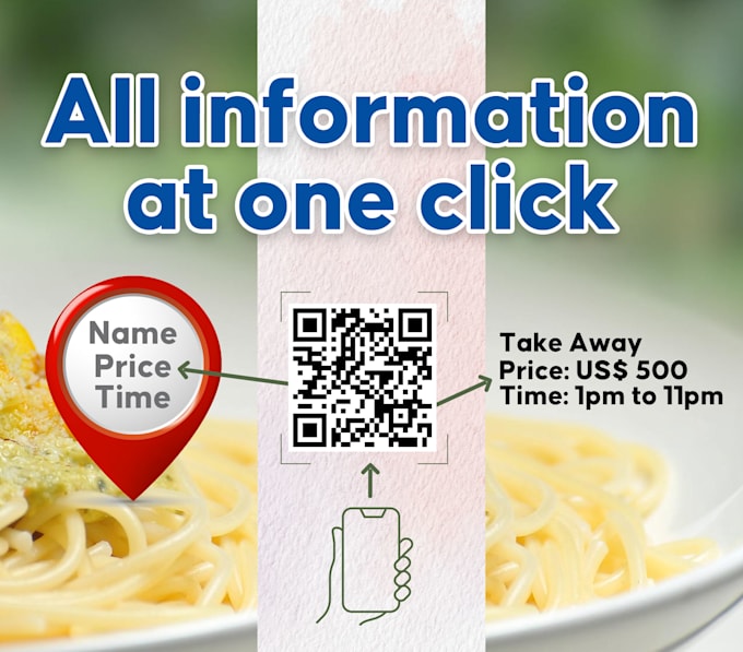 Create professional qr code with logo and text by Muhdabid | Fiverr