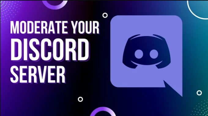 Moderate your discord server by Baddogaming | Fiverr