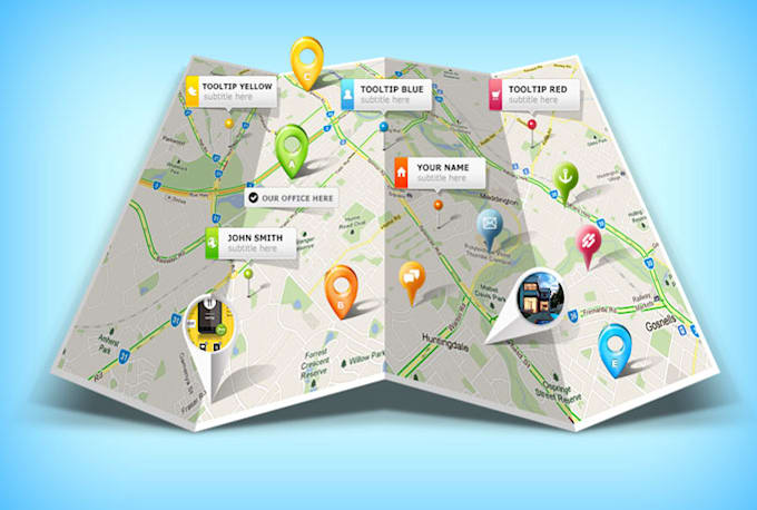 Make your map into a 3d map with unlimited pointers by Nadsrsnug | Fiverr