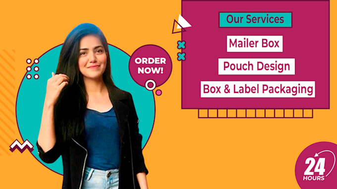 Make pouch mailer box packaging and label design by Artixtstudio | Fiverr