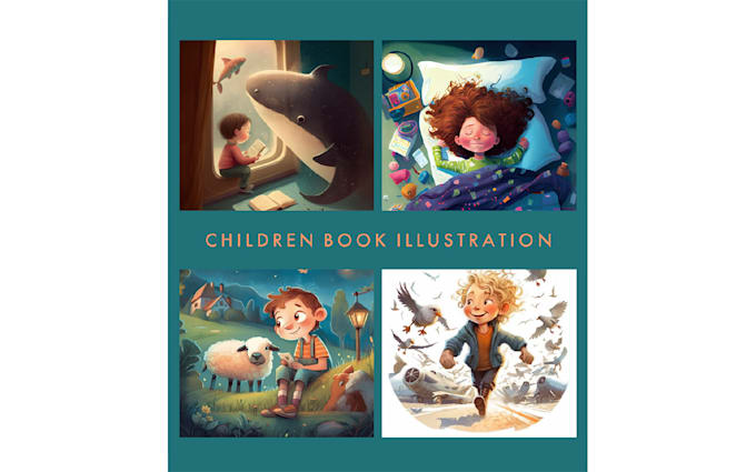 Create unique children book illustrations using ai by Kadirkesimal | Fiverr