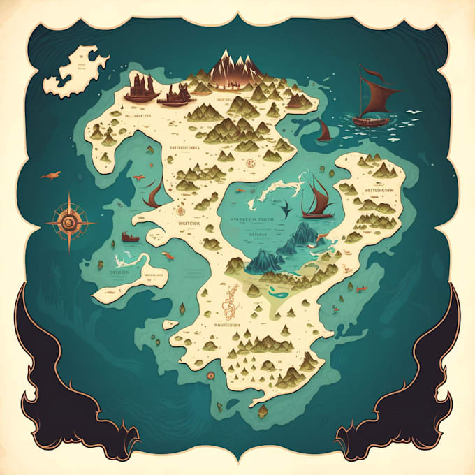 Draw a custom regional map of a real or fictional location by Leaklide ...