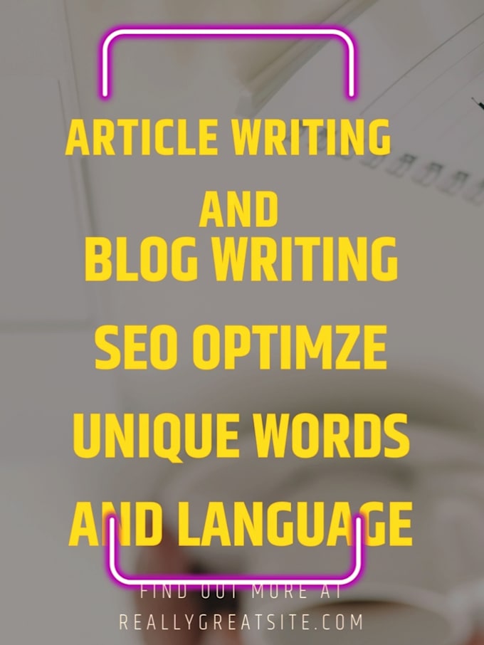 Write unique article and blog writing seo optimze by Sarj_55kour | Fiverr