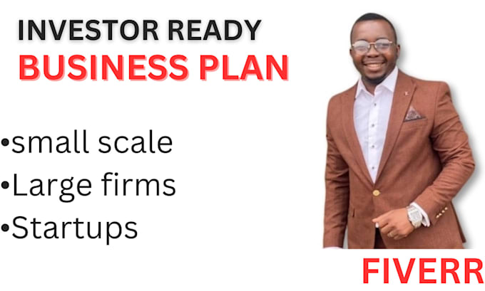 Develope an investor ready business plan by Kernethe | Fiverr