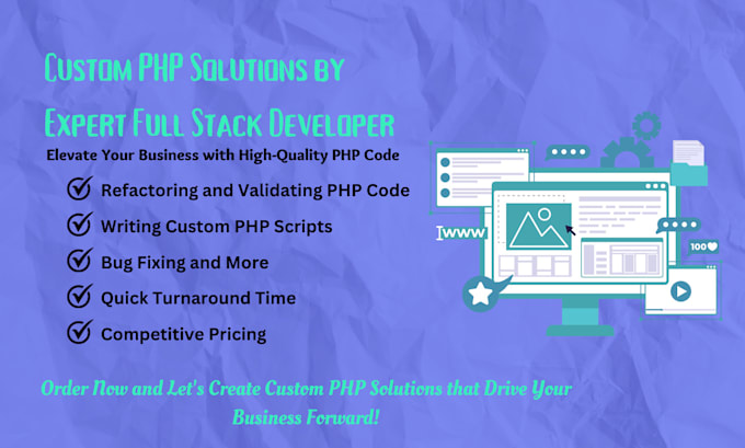 Do any php, html, css, jquery, and mysql job for you by Mukhtar_sani | Fiverr