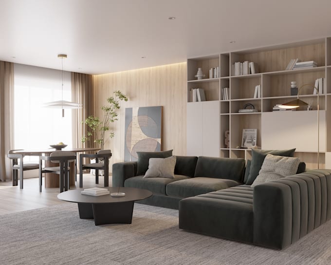 Create interior design with realistic 3d rendering by Lilianadsantos | Fiverr