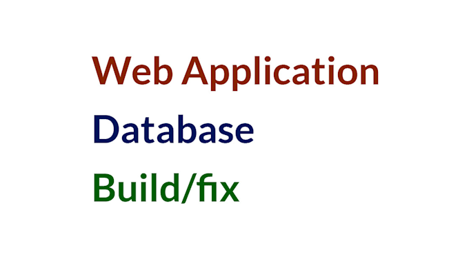 Develop Or Fix Web Applications Databases Using Php Node React Mysql By Rayman863 Fiverr