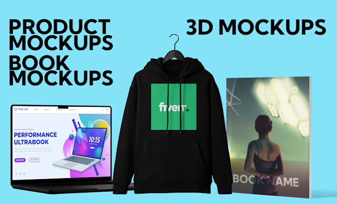 Create professional mockups for your products by Minticc | Fiverr