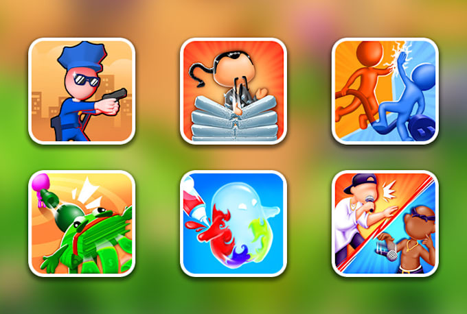 Design game app icons for your games by Nisaucel | Fiverr