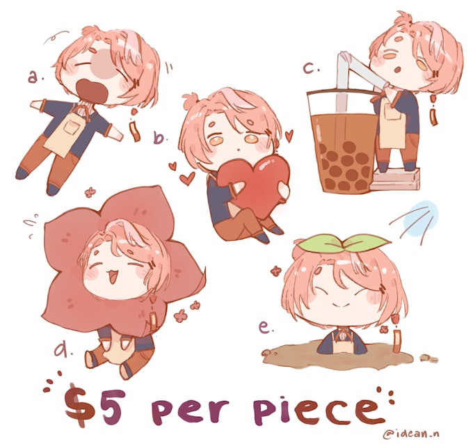 Draw a ych commission for you by Idean_n | Fiverr