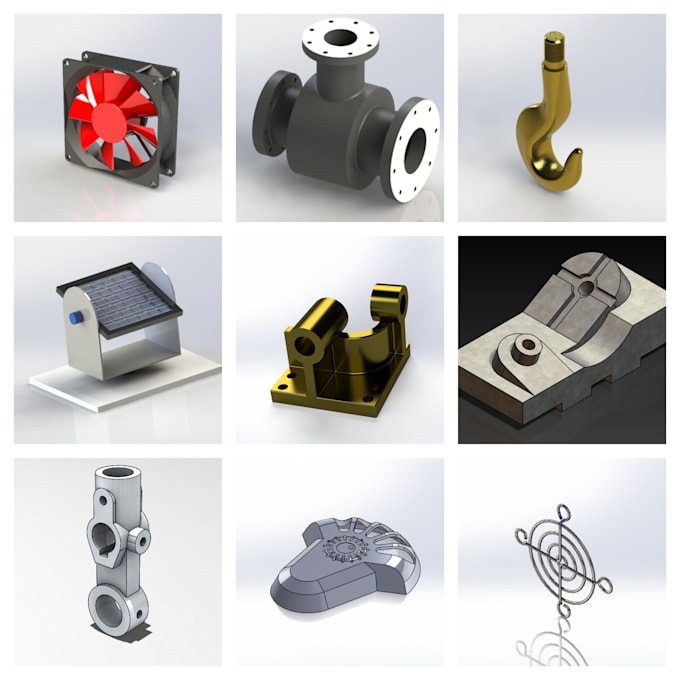 Create 3d designs in solidworks by Khubaibameer017 | Fiverr