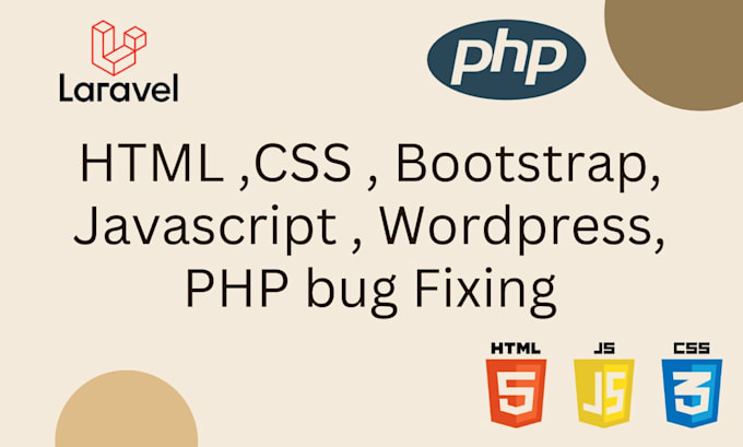 Be Your Web Developer Using Html Css Boostrap And Php By