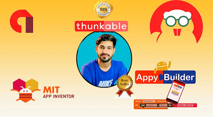 Create mit app inventor, thunkable, kodular and android app and fix bug by Itsaqibdev | Fiverr