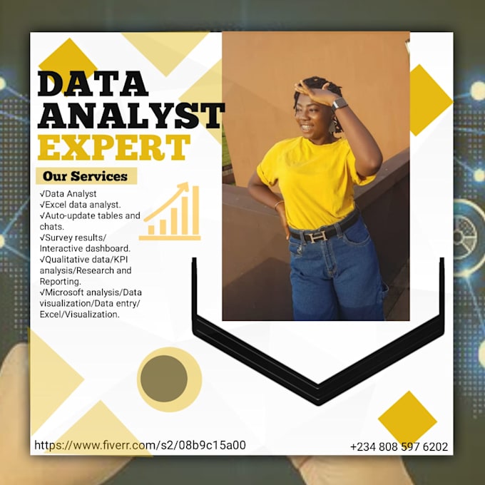 Analyze and visualize your data by Francaebie | Fiverr